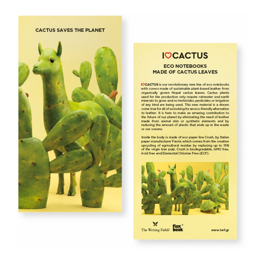 The Writing Fields - Flexbook - Flex Cactus Notebook #FLEXCACTSNB